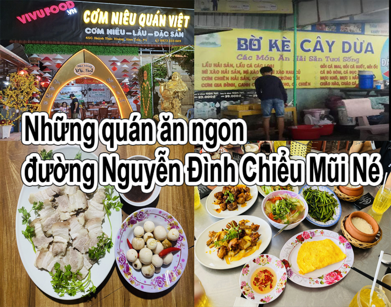 Top 6 Quán Ăn Ngon Đường Nguyễn Đình Chiểu Mũi Né